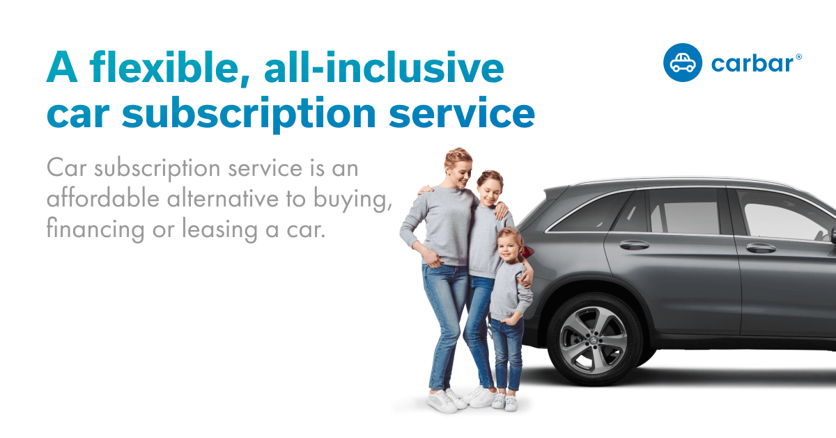 View Our Range of Subscription Cars Available | carbar Australia